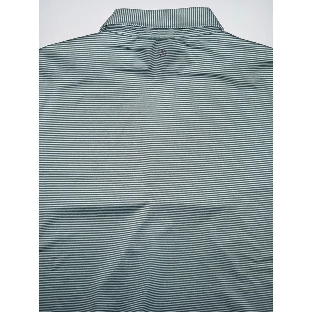 Stitch | Shirts | Stitch Polo Shirt Men Xl Green White Stripe ...